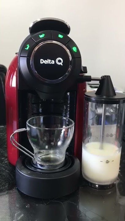 Kaffeemaschine Delta Q milk cool Milchschäumer 120 Kapseln (Gebraucht ...