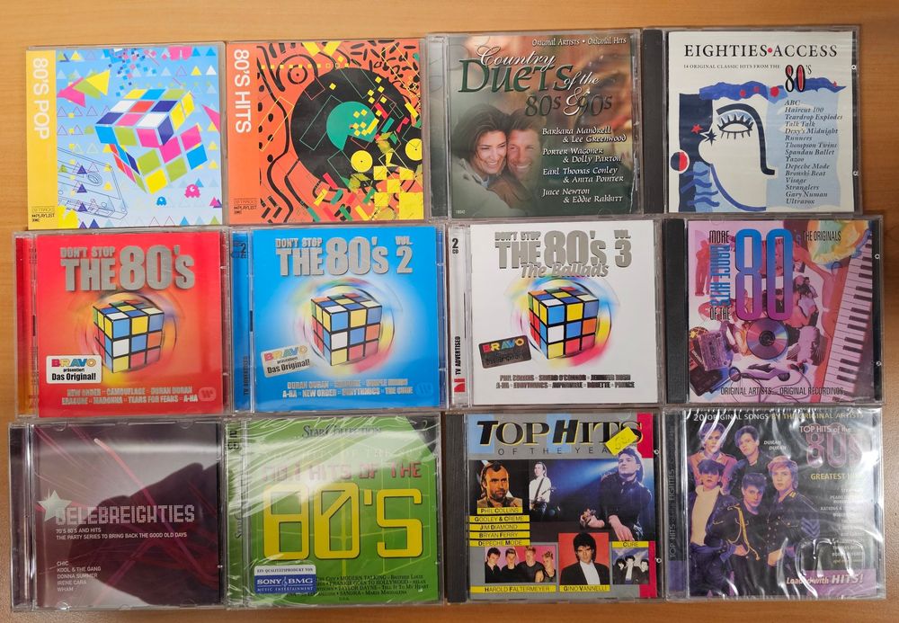 17 CDs - Sampler 80's - Sammlung (Gebraucht) in Biberist für CHF 10 ...
