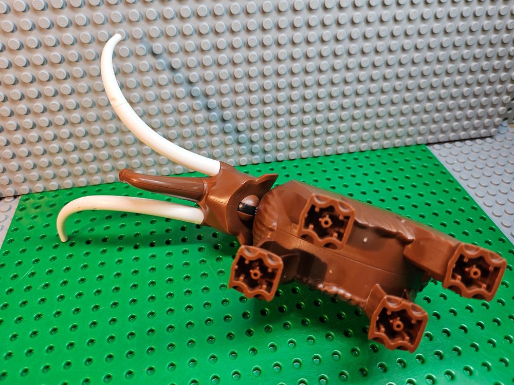 1 Lego - Tiere, wolliges Mammut braun aus 60195, selten (Gebraucht) in ...