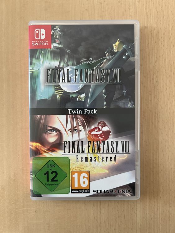 Final Fantasy VII & VIII (7 & 8) Remastered Nintendo Switch (Gebraucht ...