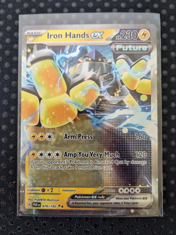 Pokémon Paradox Rift - Iron Hands EX 070/182 ( EN ) (Neu (gemäss ...