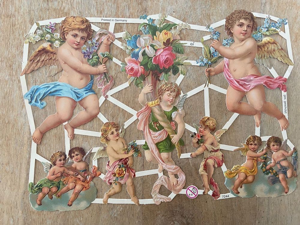 Oblaten Glanzbilder Nostalgie Engel | Kaufen auf Ricardo