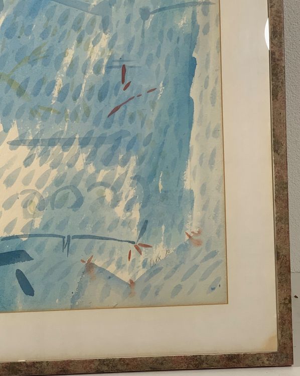 Maria Uebersax (1899-1989) grosses Aquarell | Kaufen auf Ricardo