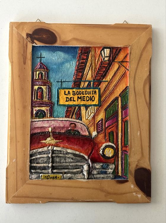 3D Holzbild Kuba Oldtimer Unikat handgemacht (Gebraucht) in Gattikon für CHF 1 – mit Lieferung ...