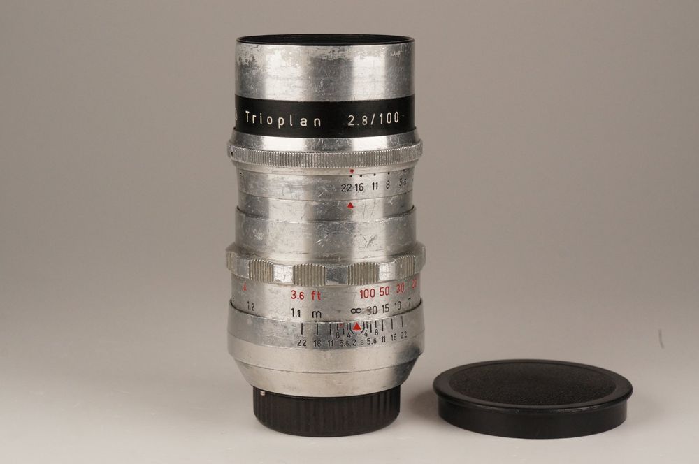 Meyer-Optik Trioplan 100mm f/2.8 Exakta Ramponiert (Defekt) in ...