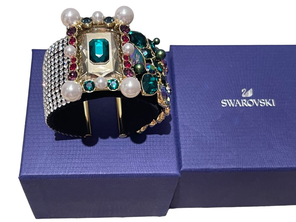 SWAROVSKI ARMBAND ARMREIF FUNKELTRAUM TEUER GR.M NEU (Neu und ...