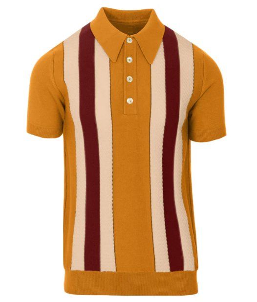 LOT (6) - VINTAGE KIT STRICK RETRO POLO SHIRT - NEW | Kaufen auf Ricardo