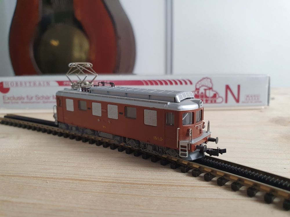 Hobbytrain 11441 BLS Ae 4/4 braun Exclusive Schär Modellbahn (Defekt ...