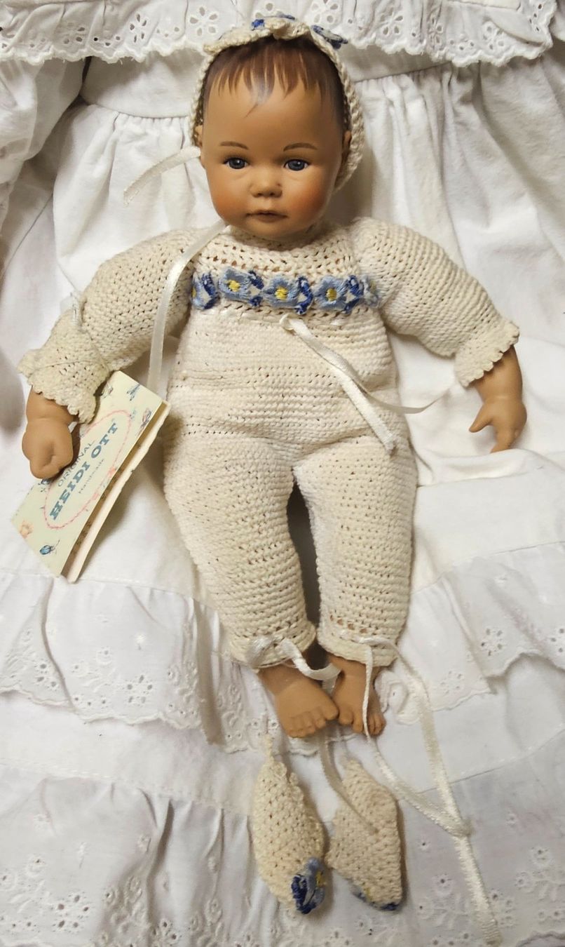 Heidi Ott Puppe Bebe Baby sehr gut erhalten, seltenes Modell (Gebraucht ...