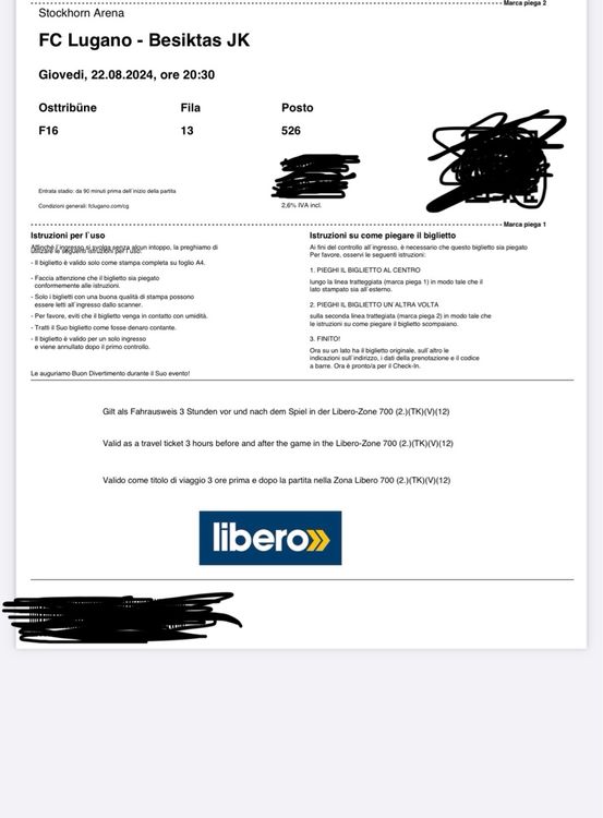 LUGANO - BESIKTAS (Neu und originalverpackt) in Basel für CHF 150 – mit Lieferung auf Ricardo kaufen