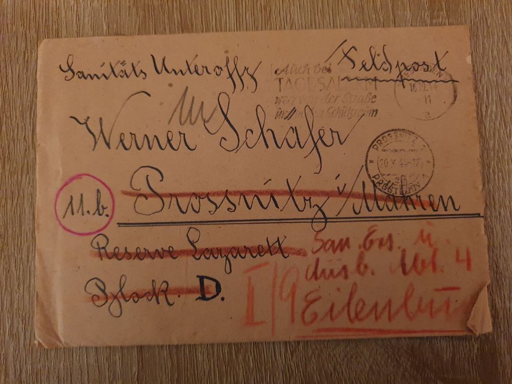 WW2 Feldpost Brief mit Inhalt 1944 (Gebraucht) in Basel für CHF 13 ...