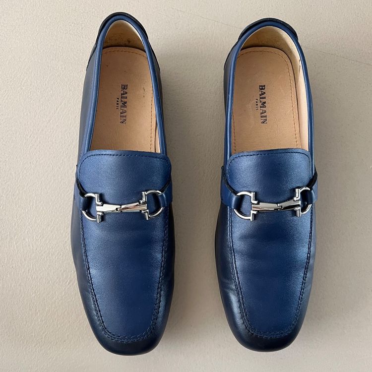 dunkelblaue BALMAIN Loafers - neuwertig (Gebraucht) in Zürich für CHF ...