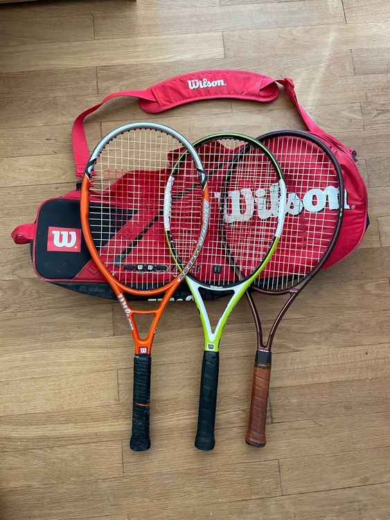 Wilson Tour Tasche und drei Rackets | Kaufen auf Ricardo