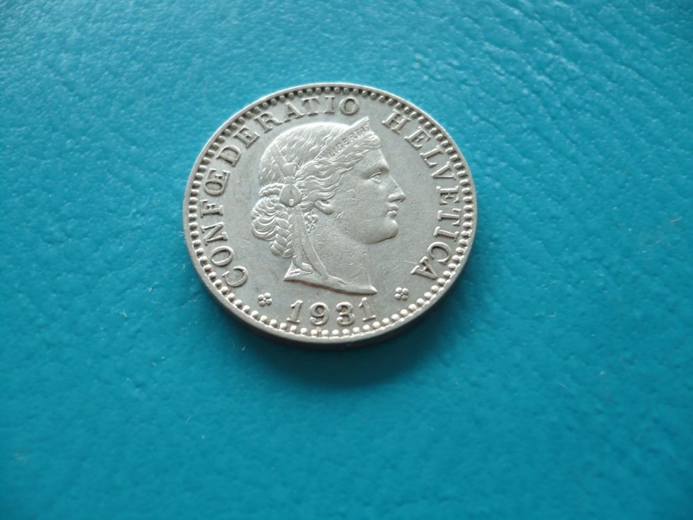 20 Rappen 1931 (Gebraucht) in Winterthur für CHF 1.25 – mit Lieferung auf Ricardo kaufen