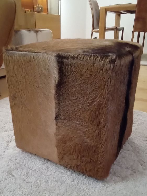 Ziegenfell Hocker, Fellhocker (Gebraucht) in Ebmatingen für CHF 20 – nur Abholung auf Ricardo kaufen