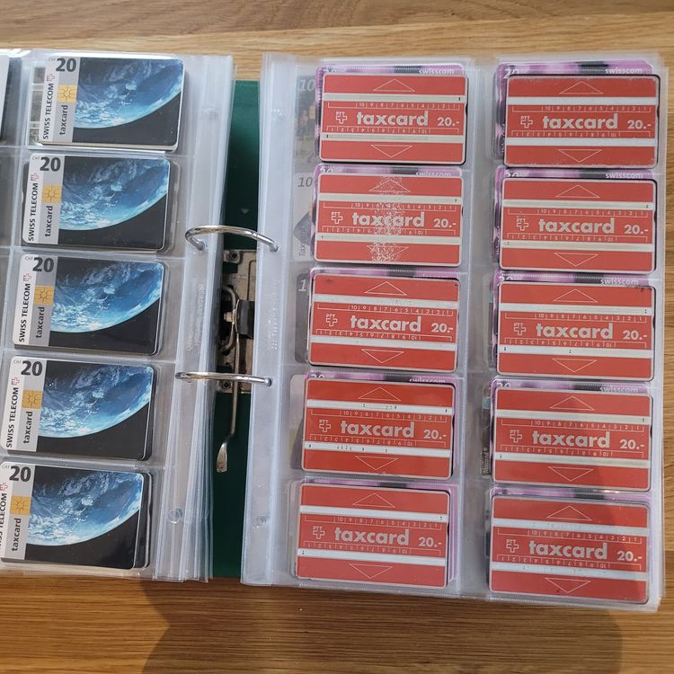 Classeur + 500 Cartes Swisscom / Taxcard / Swisstelecom (Gebraucht) in ...