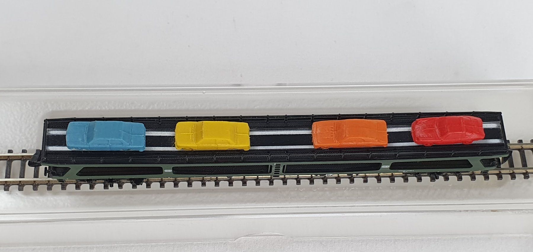 Märklin/mini-club 8714 DB Reisezug Autotransportwagen, OVP (Gebraucht ...