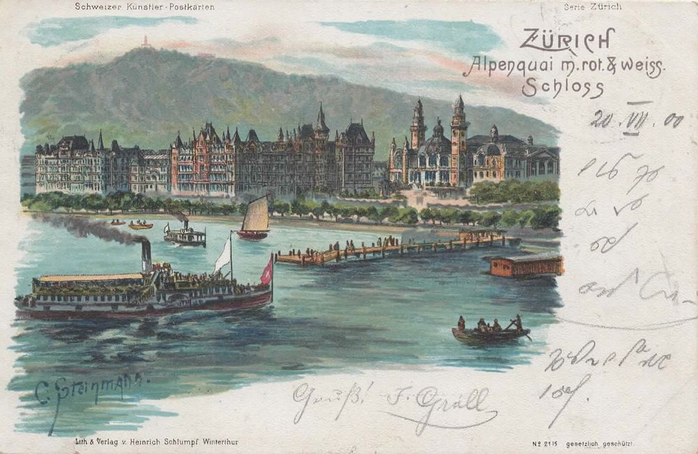 Zürich - Alpenquai - Schloss (Gebraucht) in Melano für CHF 5 – mit Lieferung auf Ricardo kaufen