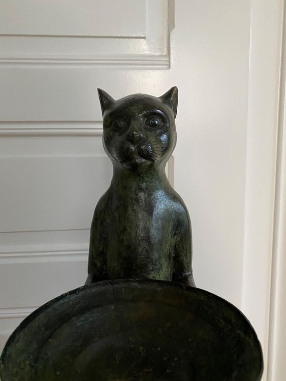 Bronze Skulptur CAT BUTLER | Kaufen auf Ricardo