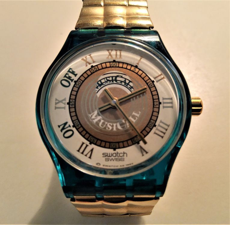 SWATCH MUSICALL SLG 100/101 "MARTINGALA" 1993 - neuwertig! | Kaufen auf ...