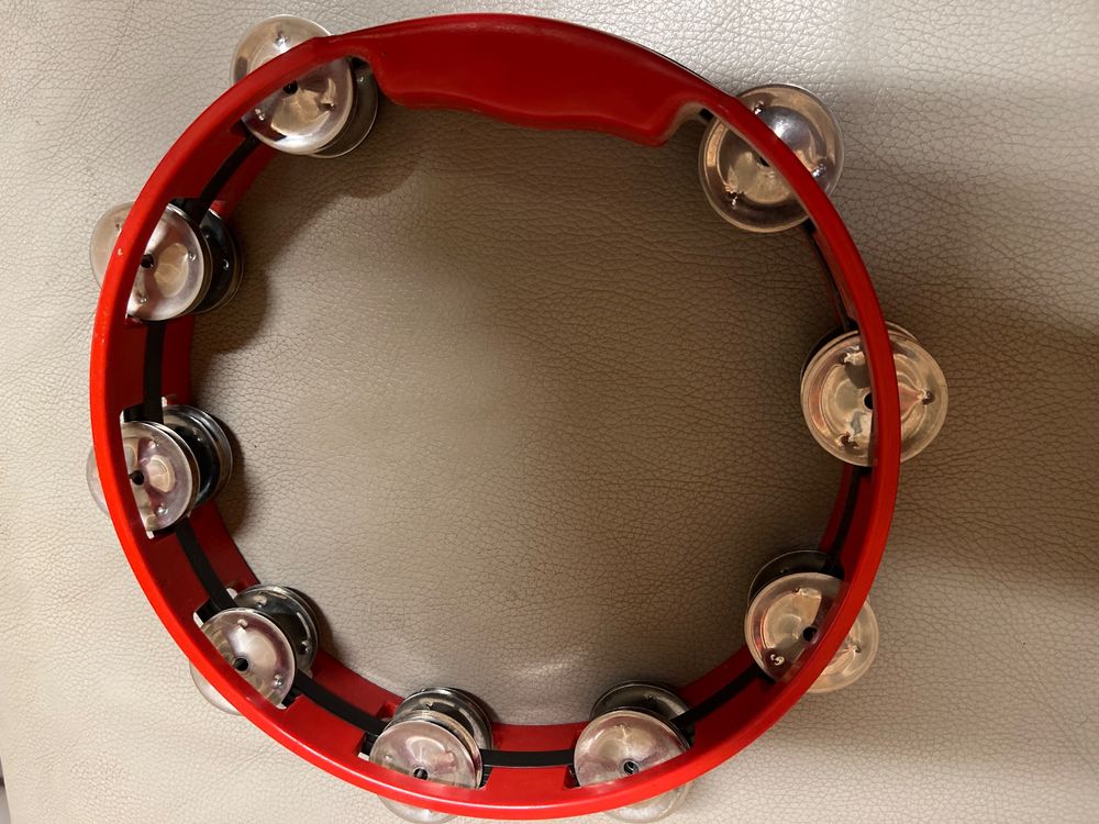 Sound Hand Tambourine rot (d) | Kaufen auf Ricardo