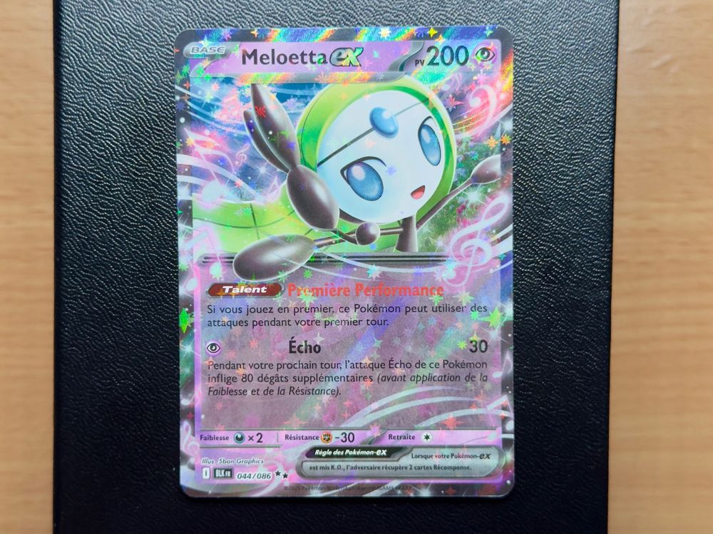 Meloetta EX (044/086) - BLK FR - Foudre Noire - EV10.5 (D'occasion) à ...