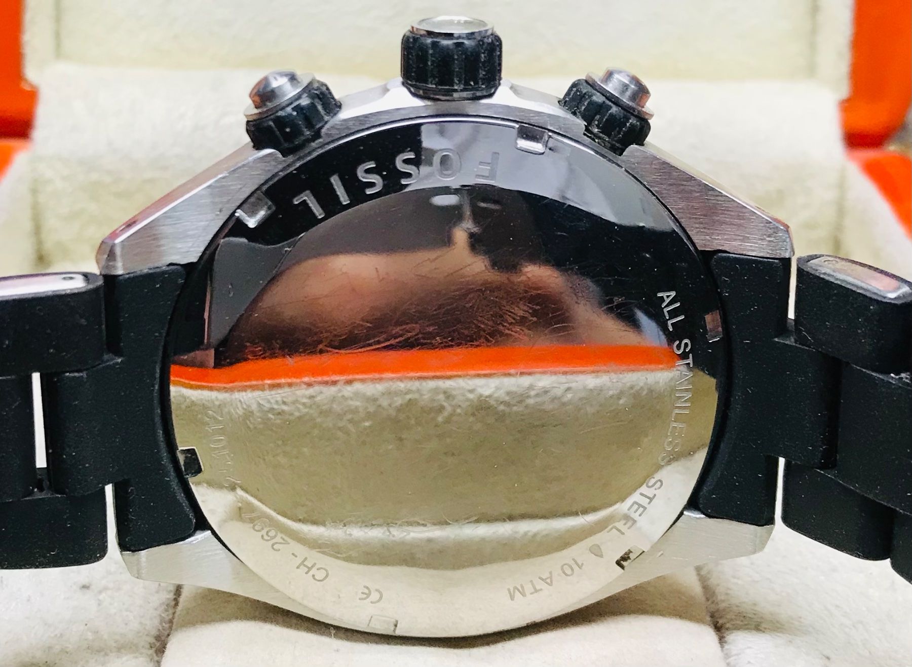 FOSSIL Chronograph Herrenuhr 50 mm ( Neupreis : 249 CHF ) (Gebraucht ...