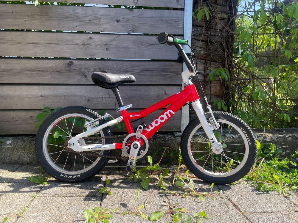 Woom 2 – Kinderfahrrad 14 Zoll, Rot, Top-Zustand (Gebraucht) in Muri AG für CHF 345 – nur ...