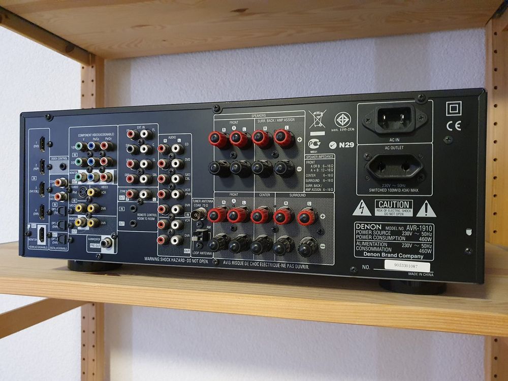 Denon AVR-1910 - 7.1 AV Surround Receiver (Gebraucht) in Zufikon für ...