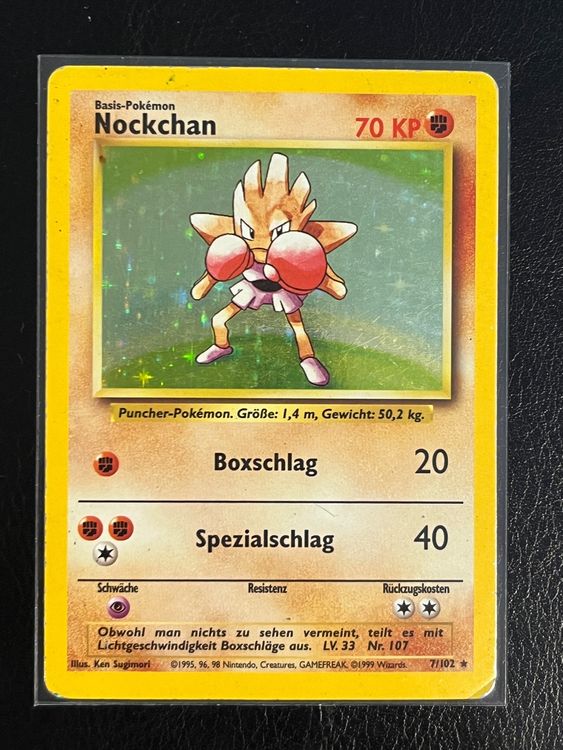 Nockchan Holo [Hitmonchan] Base Set (PL) | Kaufen auf Ricardo