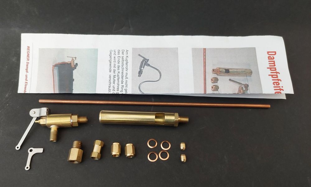 REGNER 20209 Dampfpfeife inkl. Pfeifenhahn NEU (Neuf avec emballage d ...