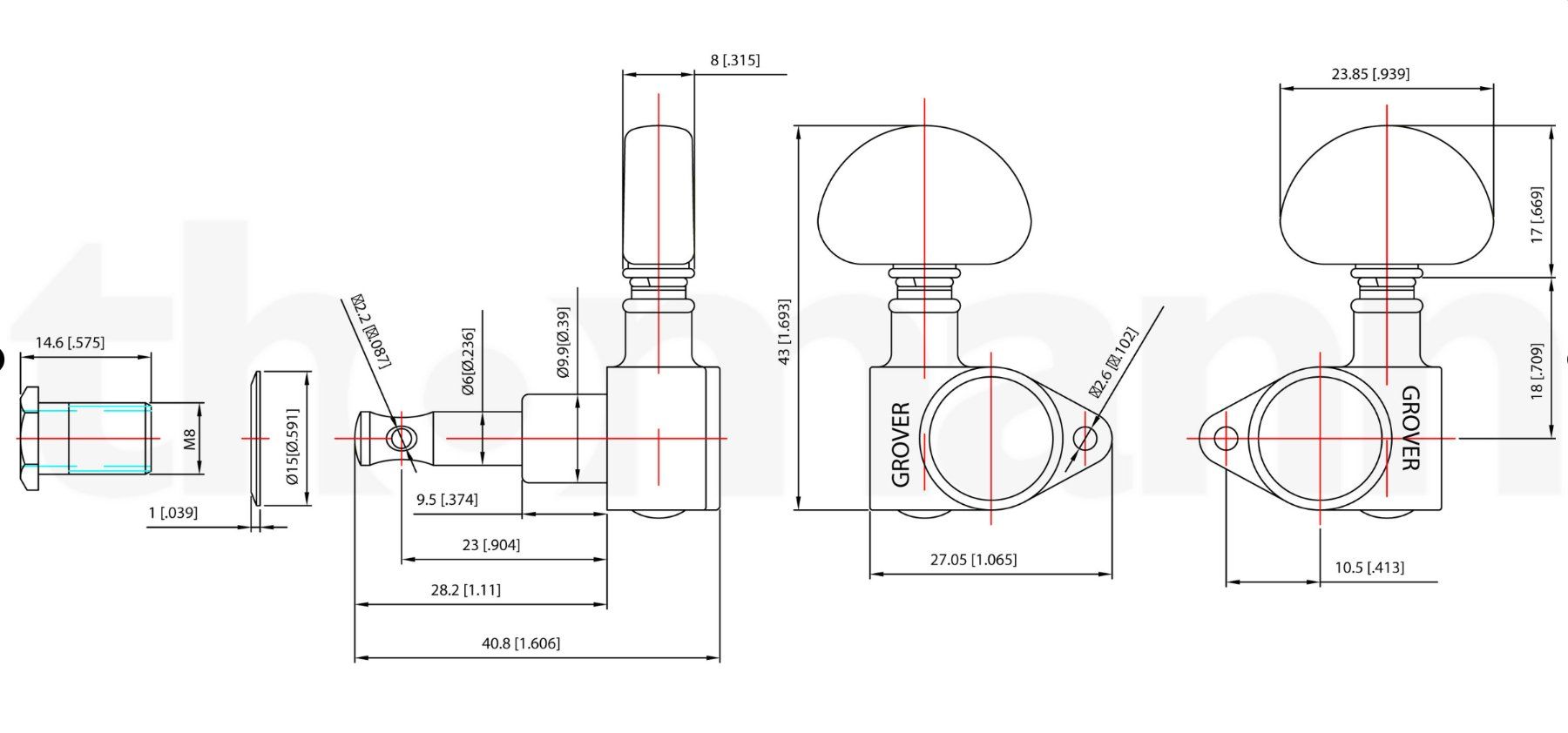 Grover GR102-18C Rotomatics Tuner (Gebraucht) in Zollikerberg für CHF ...