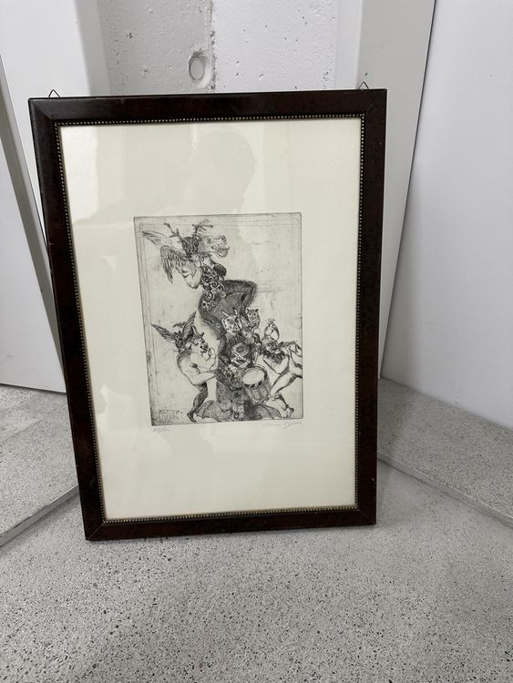 Irene Wydler Fasnacht Radierung Luzern | Kaufen auf Ricardo