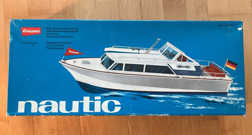 Graupner Modell Schiff Bausatz NAUTIC Motoryacht Nr. 2121 (Gebraucht ...