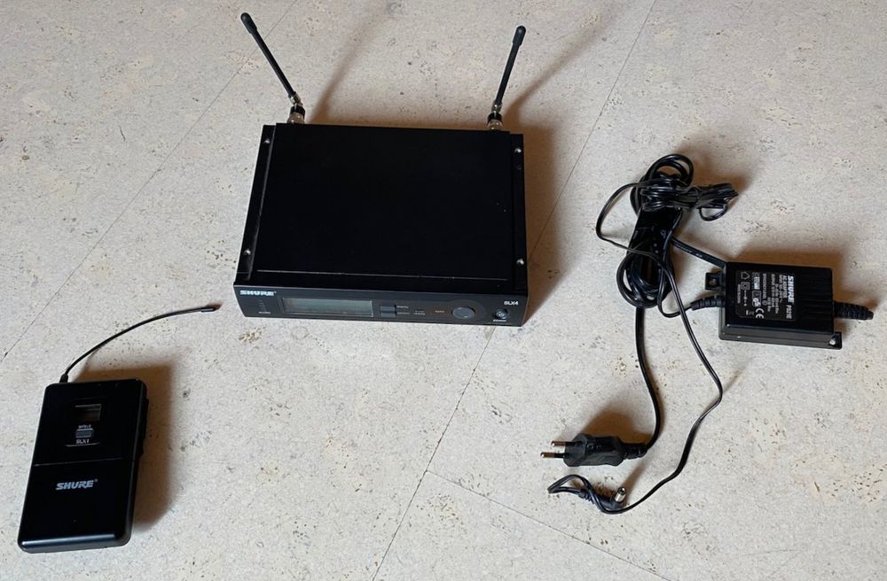 UHF-Funkstrecke Shure SLX4 mit Bodypack SLX1 (Fr.-Band: LE4) | Kaufen ...