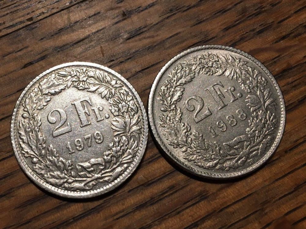 => 2Fr 1979 und 1988 Replicas! | Kaufen auf Ricardo