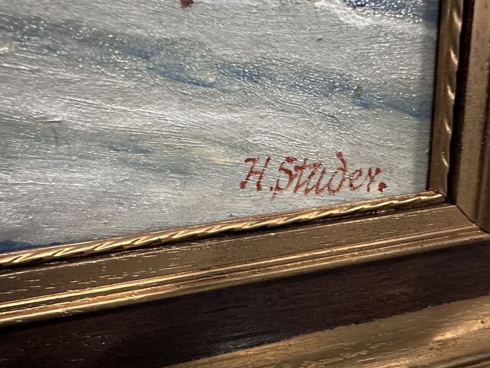 Ölgemälde von Hans Studer (Gebraucht) in Strengelbach für CHF 95 – mit ...
