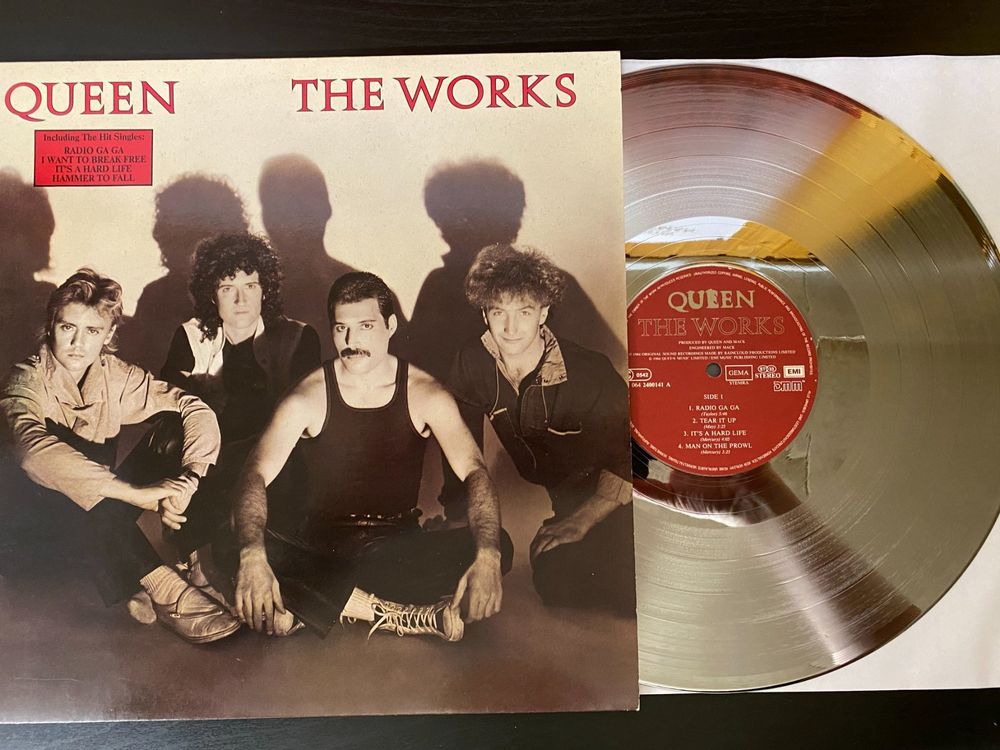 Queen – The Works (Platinum Award Vinyl) [LP EU 1984] (Gebraucht) in ...
