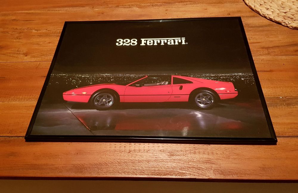 Poster encadré 1980-1989 Ferrari 328 GTS (D'occasion) à Chateau d'Oex ...