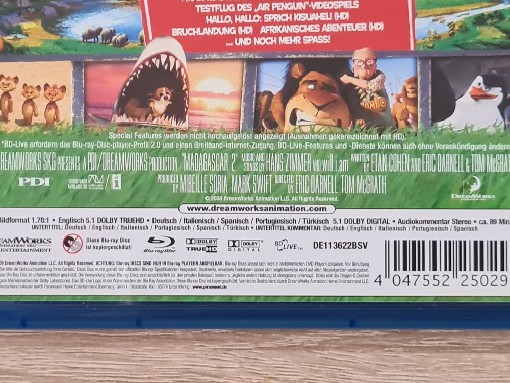 Madagascar 2 - Blu-ray | Kaufen auf Ricardo