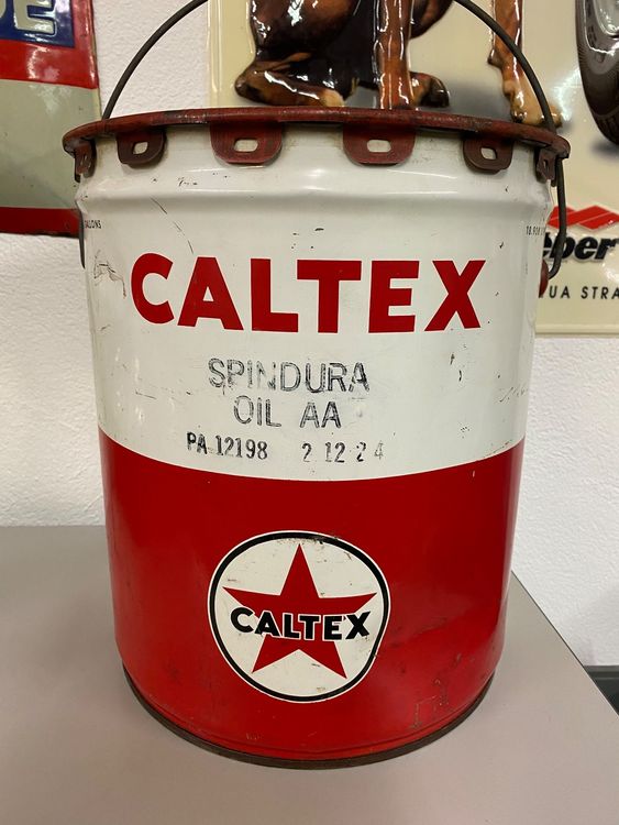 Lot de 4 bidons anciens Shell Caltex Avia | Kaufen auf Ricardo