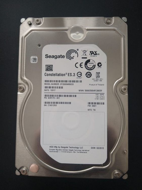 Seagate Constellation ES.3 ST2000NM0033 2TB | Kaufen auf Ricardo