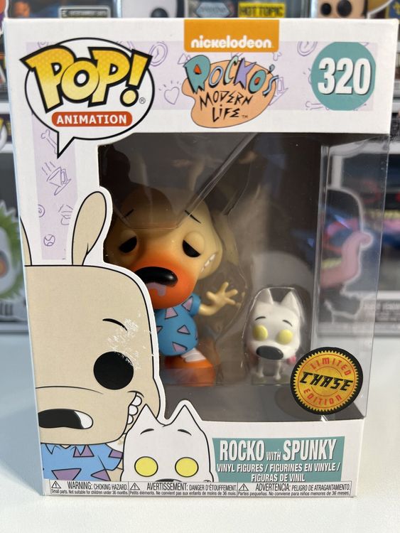 Funko POP Rocko's Modern Life Rocko with Spunky (Sick) Chase | Kaufen ...