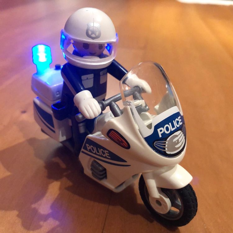 PLAYMOBIL 5185 Polizist mit Motorrad | Kaufen auf Ricardo