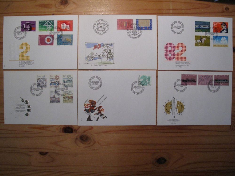 Schweiz FDC 1982 (Gebraucht) in Wil SG für CHF 1 – mit Lieferung auf Ricardo kaufen