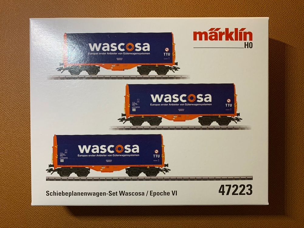 Märklin H0 47223 Plane Güterwagen Shimmns SBB AC Analog (Neu und ...