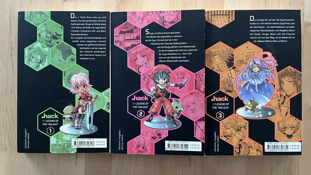 .hack//Legend of the Twilight, Manga, Band 1-3, Komplett (Neu (gemäss ...