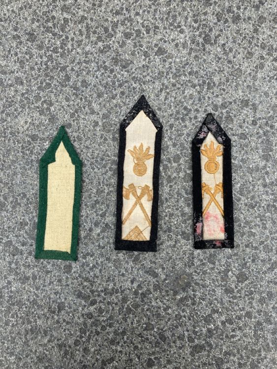 3 Alte Ärmelbatten alt Uniform Armee Ordonnanz Abzeichen (Gebraucht) in ...