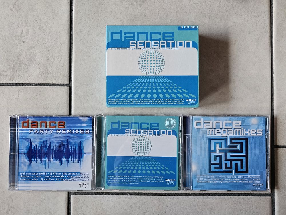 Dance Sensation - 3 CD Box / Megamix / Party / Sensation (Gebraucht) in Schneisingen für CHF 5 ...