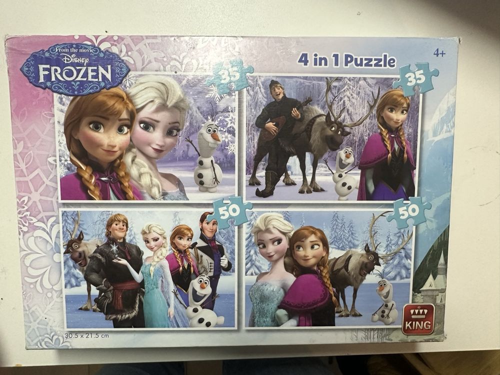 Frozen Anna und Elsa Puzzle 4+ (Gebraucht) in Busswil für CHF 3 – mit ...